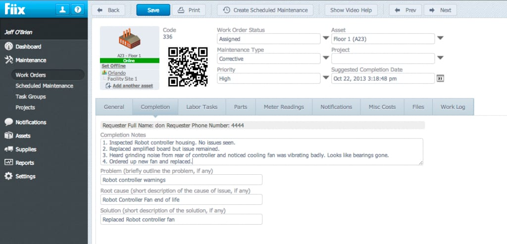 How to Create and Document Maintenance Work Orders? | Fiix