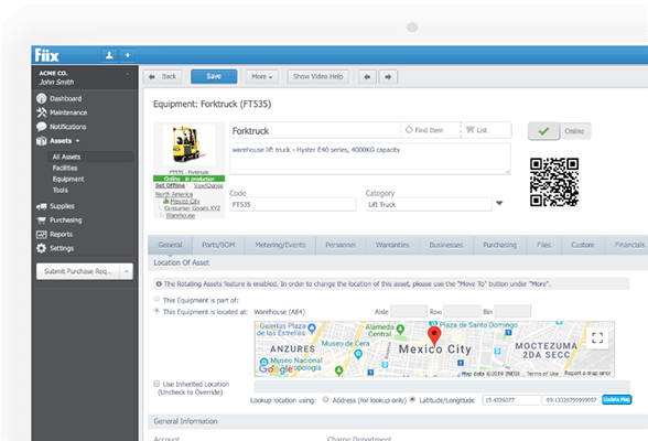 Asset Maintenance Management Software | Fiix CMMS